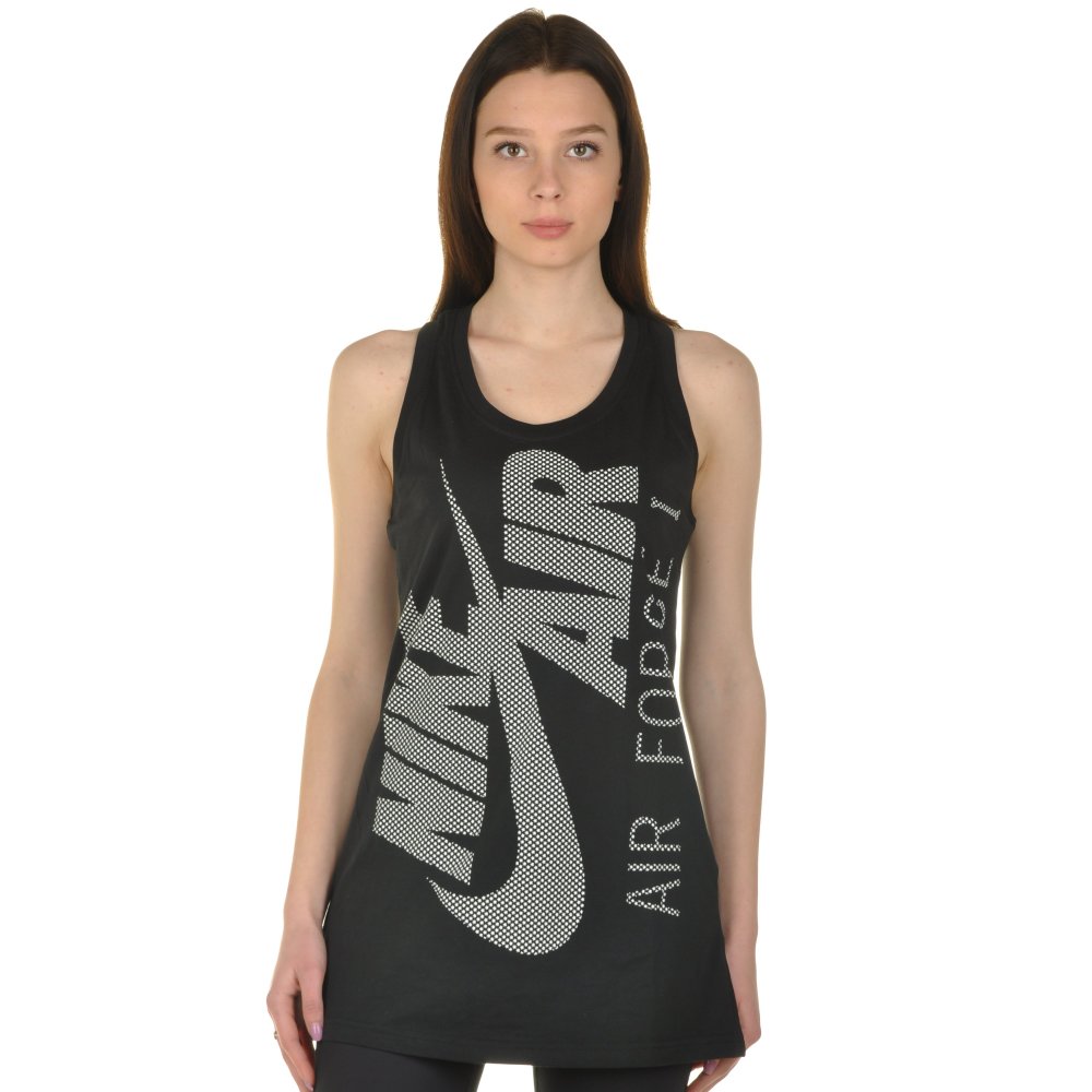 Майка Nike W Nsw Tank Afi | Цвет: черный | купить в интернет-магазине ...