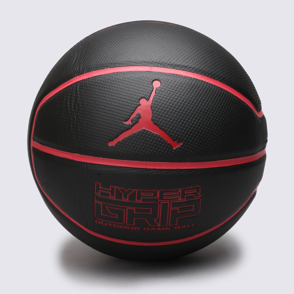 Мяч Jordan Jordan Hyper Grip 4p 07 Black/Gym Red/Gym Red/Gym Red ...