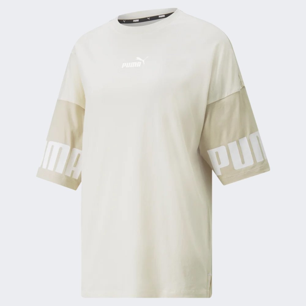 Футболка Puma Power Colorblock Tee | Цвет:оливковый | купить в интернет ...