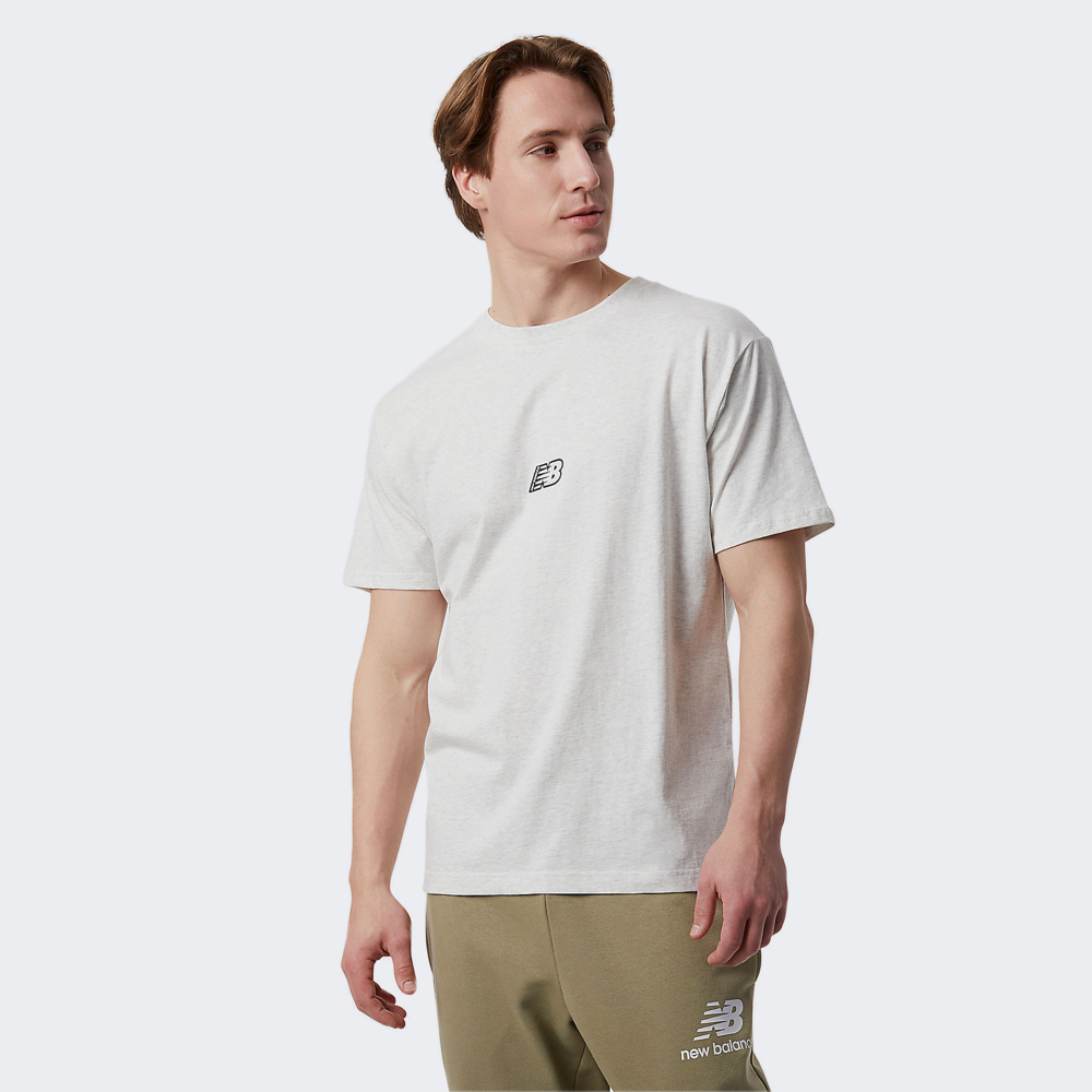 Футболка New Balance NB Essentials Graphic SS | Колір: сірий | купити в ...