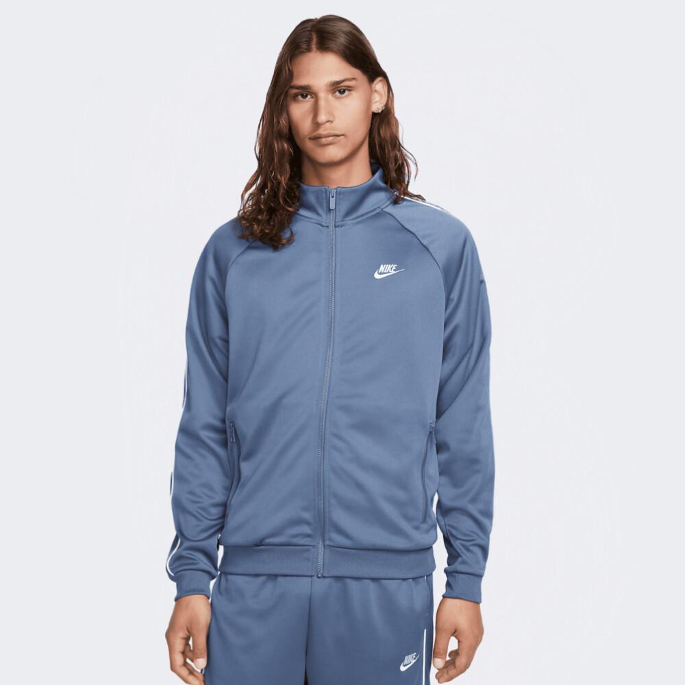 Кофта Nike M NK CLUB PK FZ JKT | Цвет: синий | купить в интернет ...