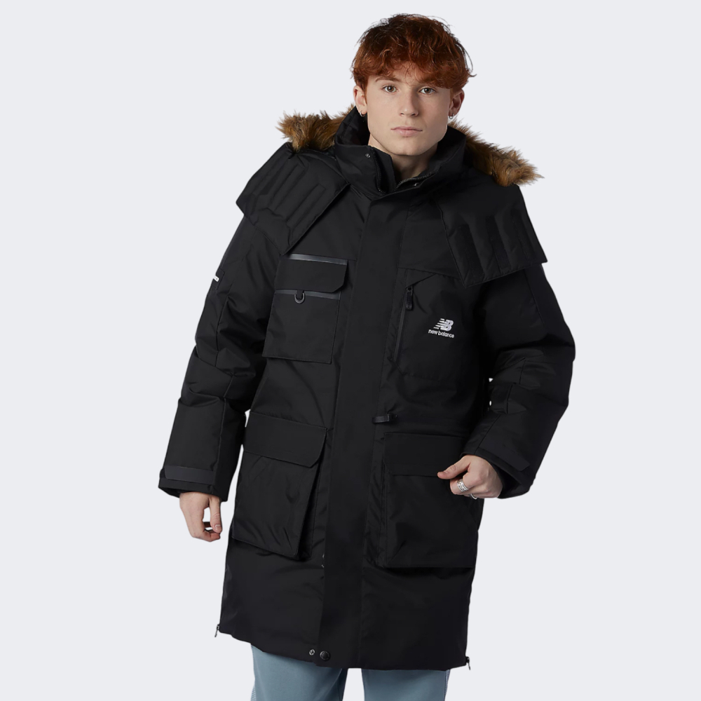 Пуховик New Balance B Athletics Utility Down | Колір: чорний | купити в ...