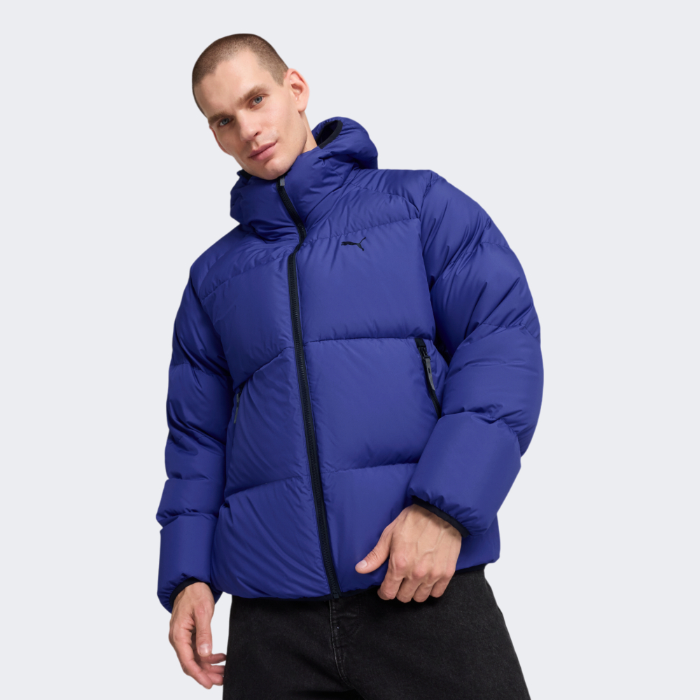 Пуховик Puma Down Puffer Jacket | Колір: синій | купити в інтернет ...