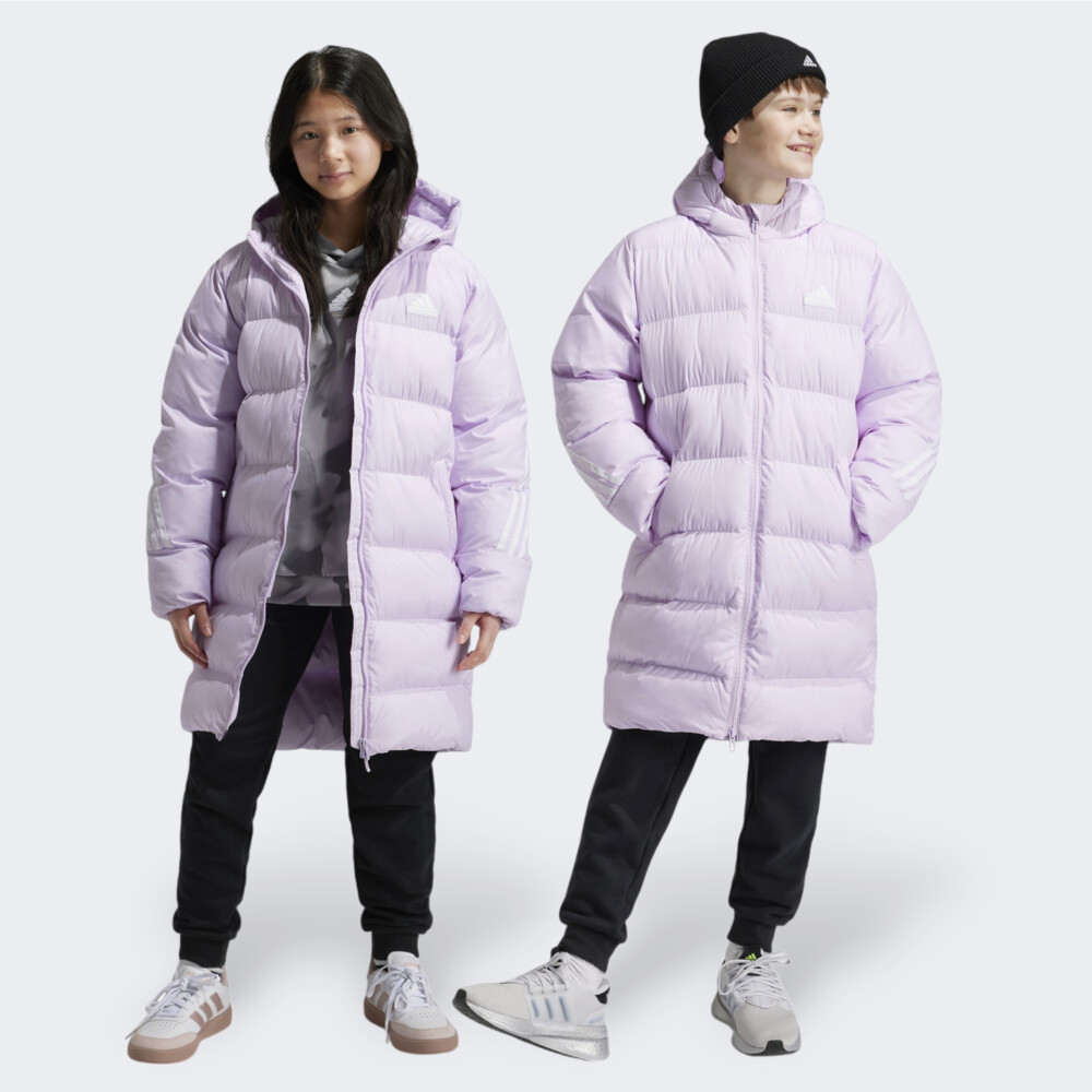 Куртка Adidas дитяча J FI 3S PARKA | Колір:бузковий | купити в інтернет ...
