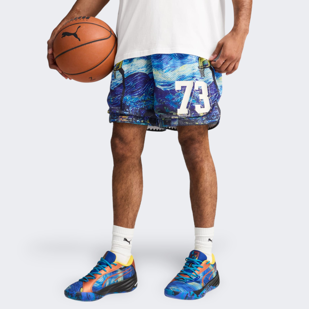 Шорты Puma Dylan Exhibit 7" AOP Short | Цвет: синий | купить в интернет-магазине MEGASPORT: цена ...