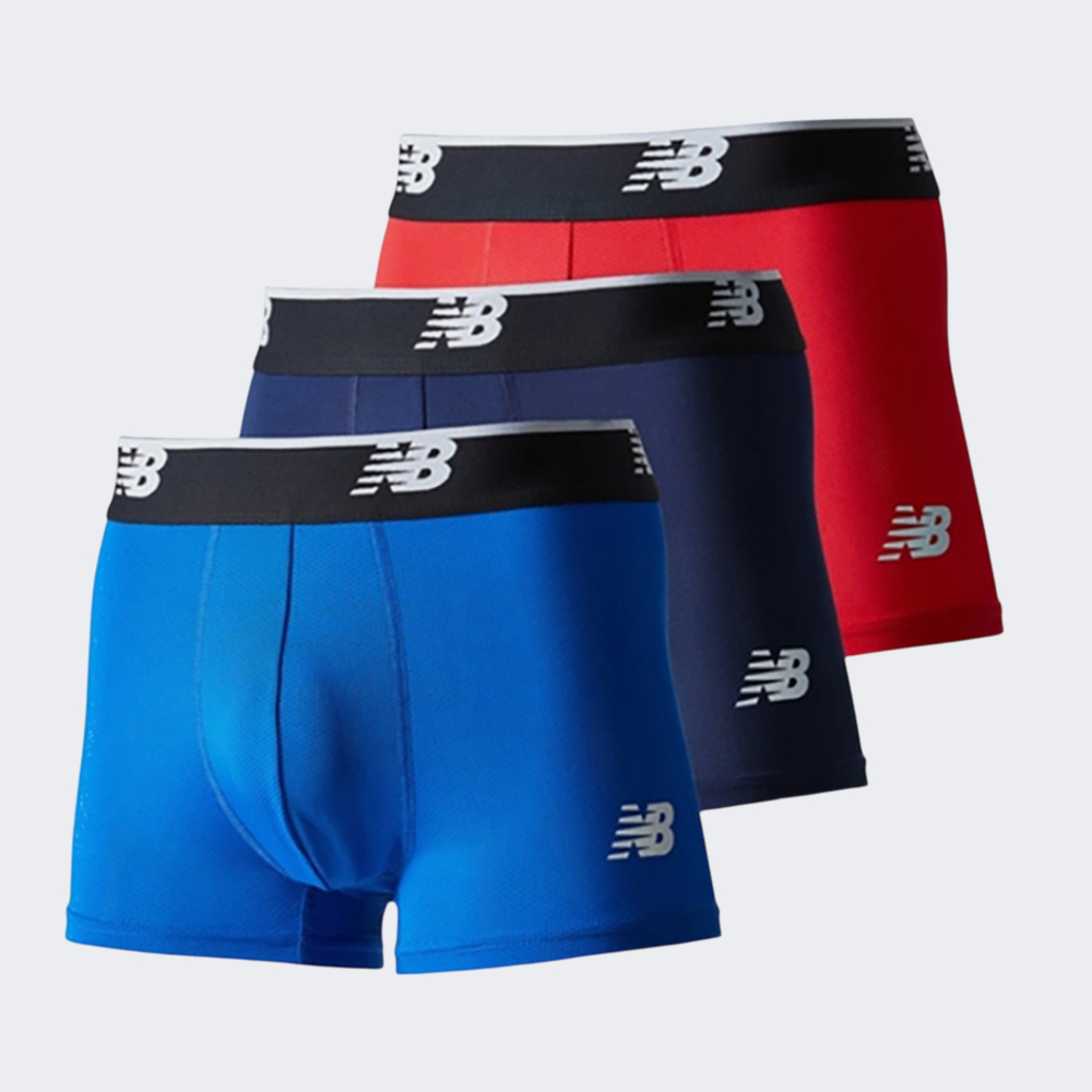 Нижнее белье New Balance UnderWear Mesh 3 Inch | Цвет: синий,красный ...