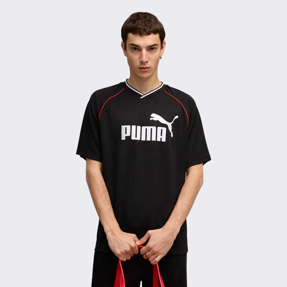 Футболка Puma ESS Football Jersey | Колір: чорний | купити в інтернет ...